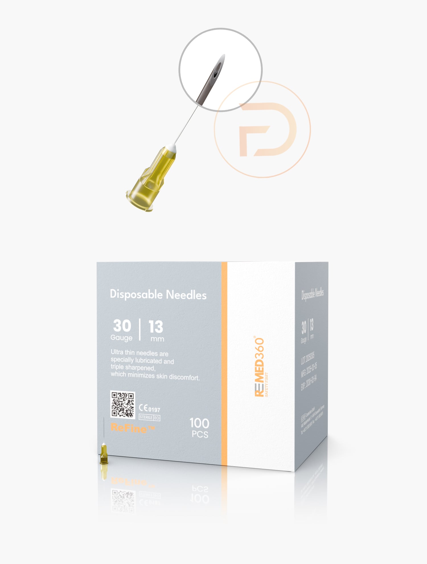 ReMed Needles (30G 13mm) 100-pack - FillerDepot