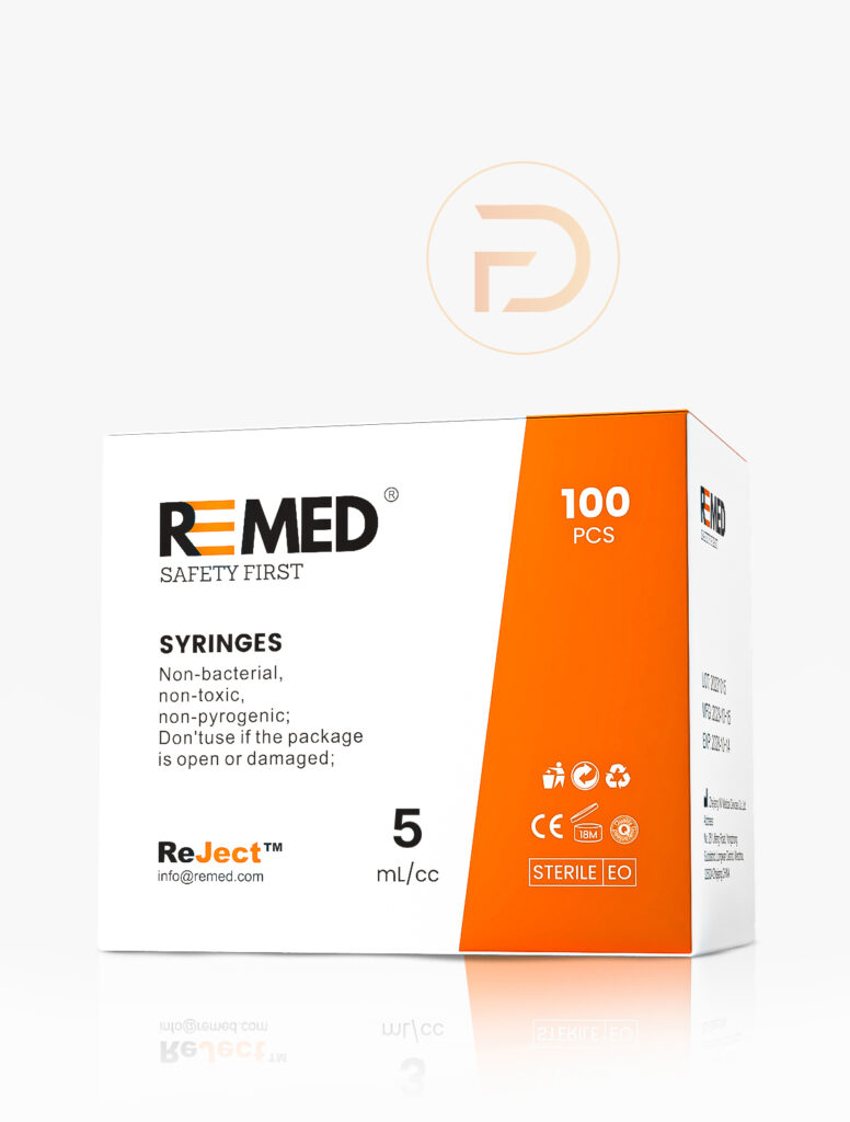 ReMed syringe (5ml) 100-pack - Fillerdepot